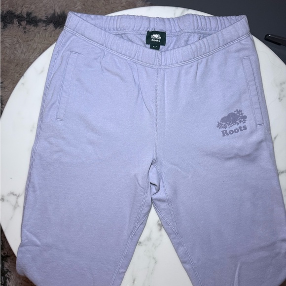 Roots | Pants & Jumpsuits | Roots Light Purple Joggers | Poshmark